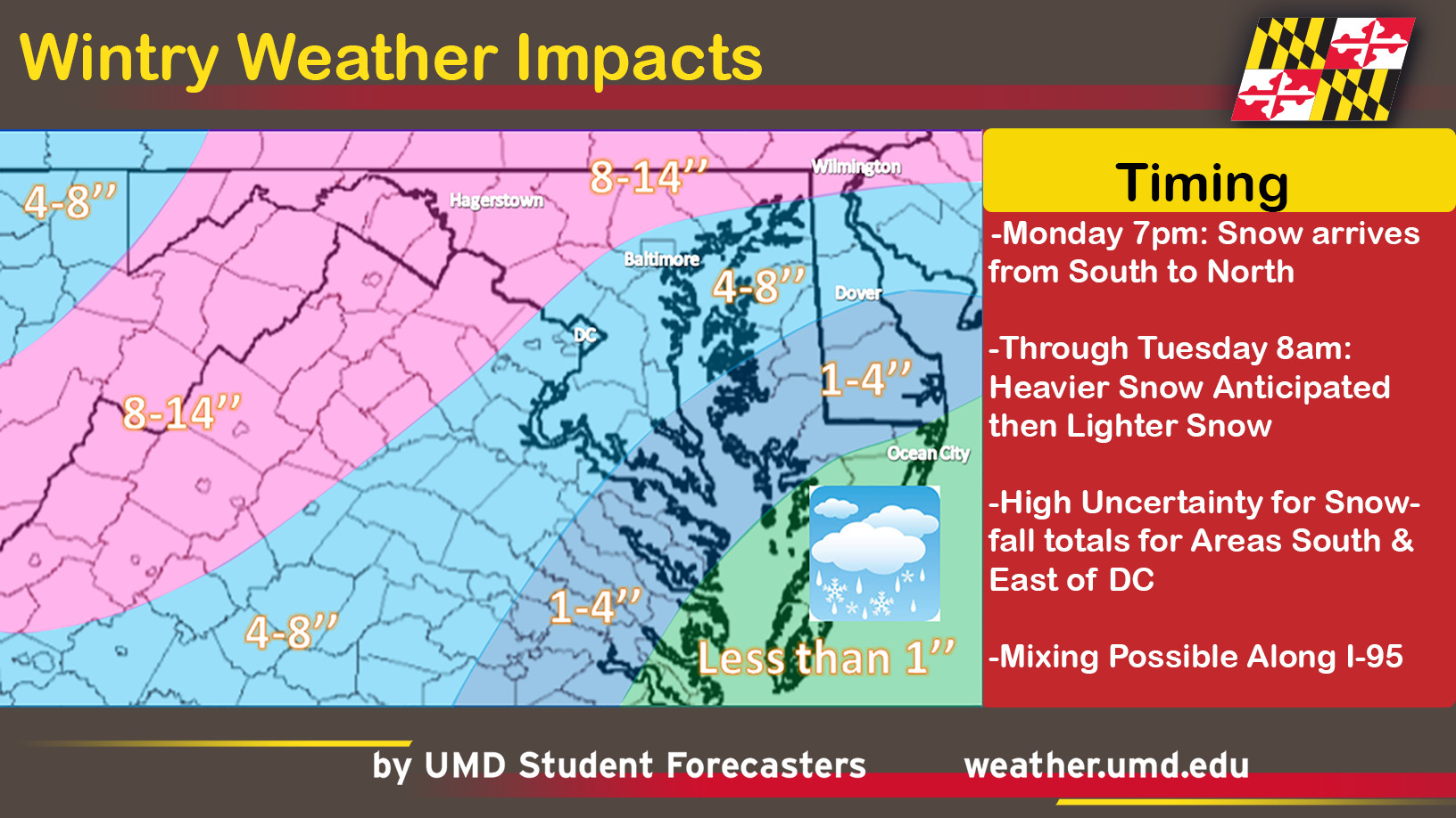 Update: A March snowstorm is on its way – UMD Weather