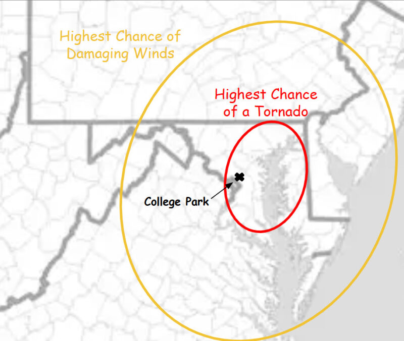 More Severe Weather and Lower Temps On The Way! – UMD Weather